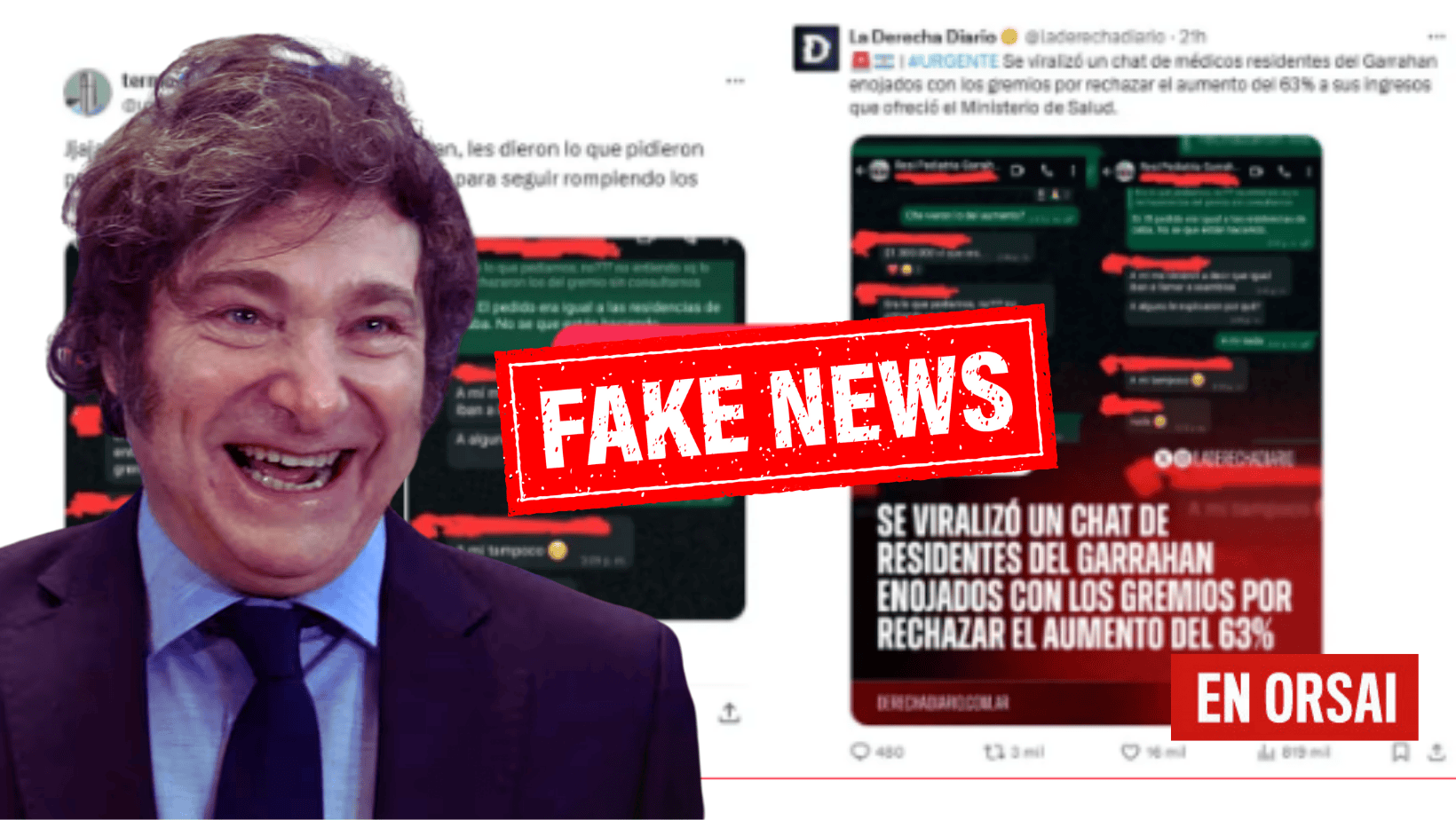 ¡Otra Fake News del gobierno! La operación con un chat falso para ...